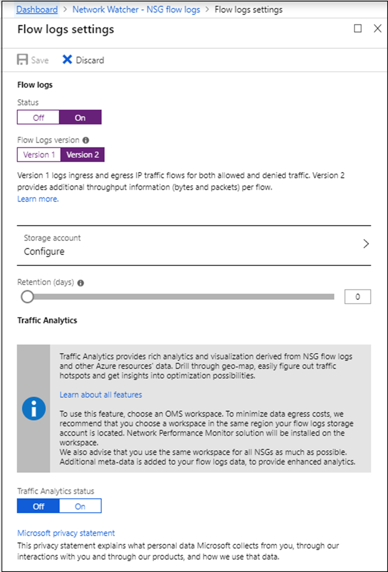 Create Flow Connection - Azure NSG Flow Logs Create Flow Connection - Azure NSG Flow Logs